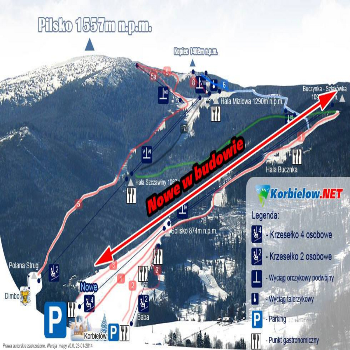 Korbielów - nowe krzesło na Buczynkę. - Narty.pl