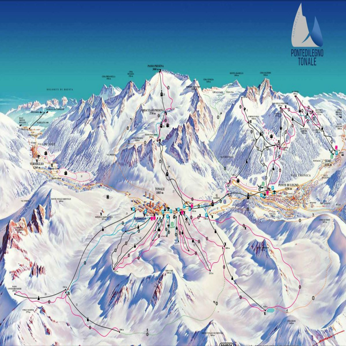 Ponte di Legno - Passo Tonale - ośrodek o trzech obliczach - Narty.pl